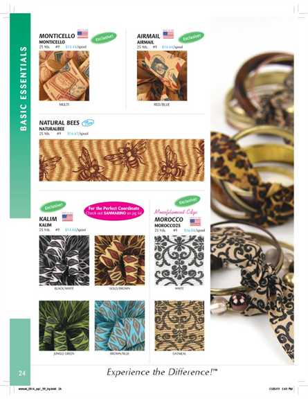 Berwick Offray/Lion RIbbon:2014 Annual CatalogCatalog Pages 24 and 25 ...