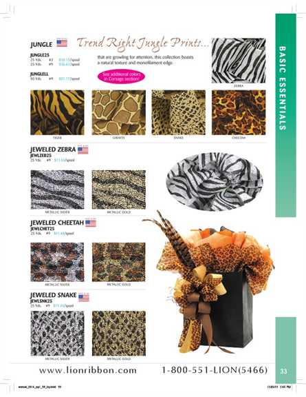 Berwick Offray/Lion RIbbon:2014 Annual CatalogCatalog Pages 32 and 33 ...