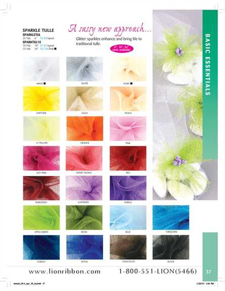 Berwick Offray/Lion RIbbon:2014 Annual CatalogCatalog Pages 36 and 37 ...