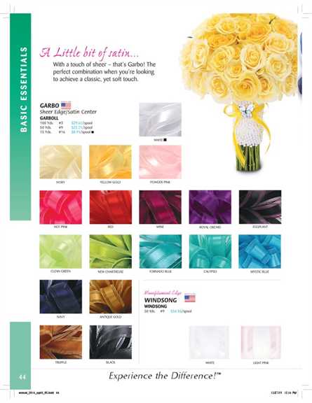 Berwick Offray/Lion RIbbon:2014 Annual CatalogCatalog Pages 44 and 45 ...