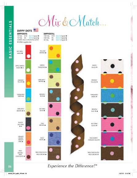 Berwick Offray/Lion RIbbon:2014 Annual CatalogCatalog Pages 86 and 87 ...